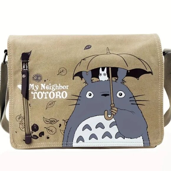 HulYusan | Bags | My Neighbor Totoro Laptop Messenger Bag Gray And ...